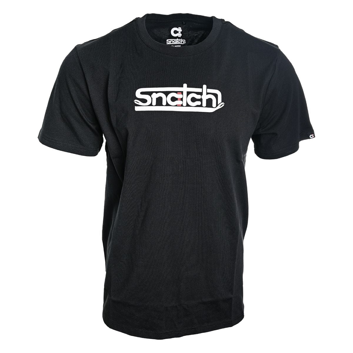 Snatch Logo Stack T-Shirt Black - SM1311BK — Snatch Clothing